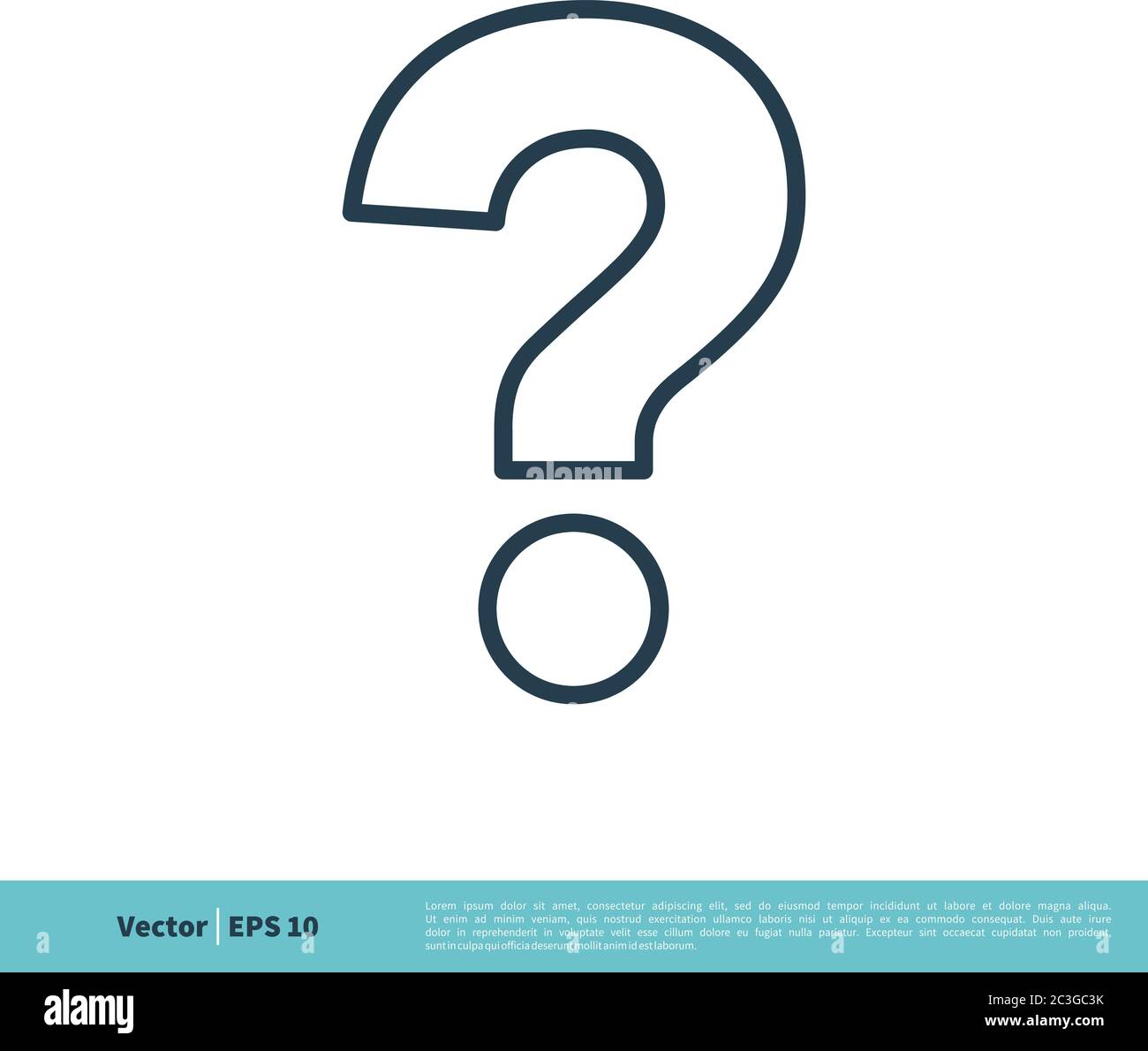 Help Sign Icon Vector Logo Template Illustration Design. Vector EPS 10 ...