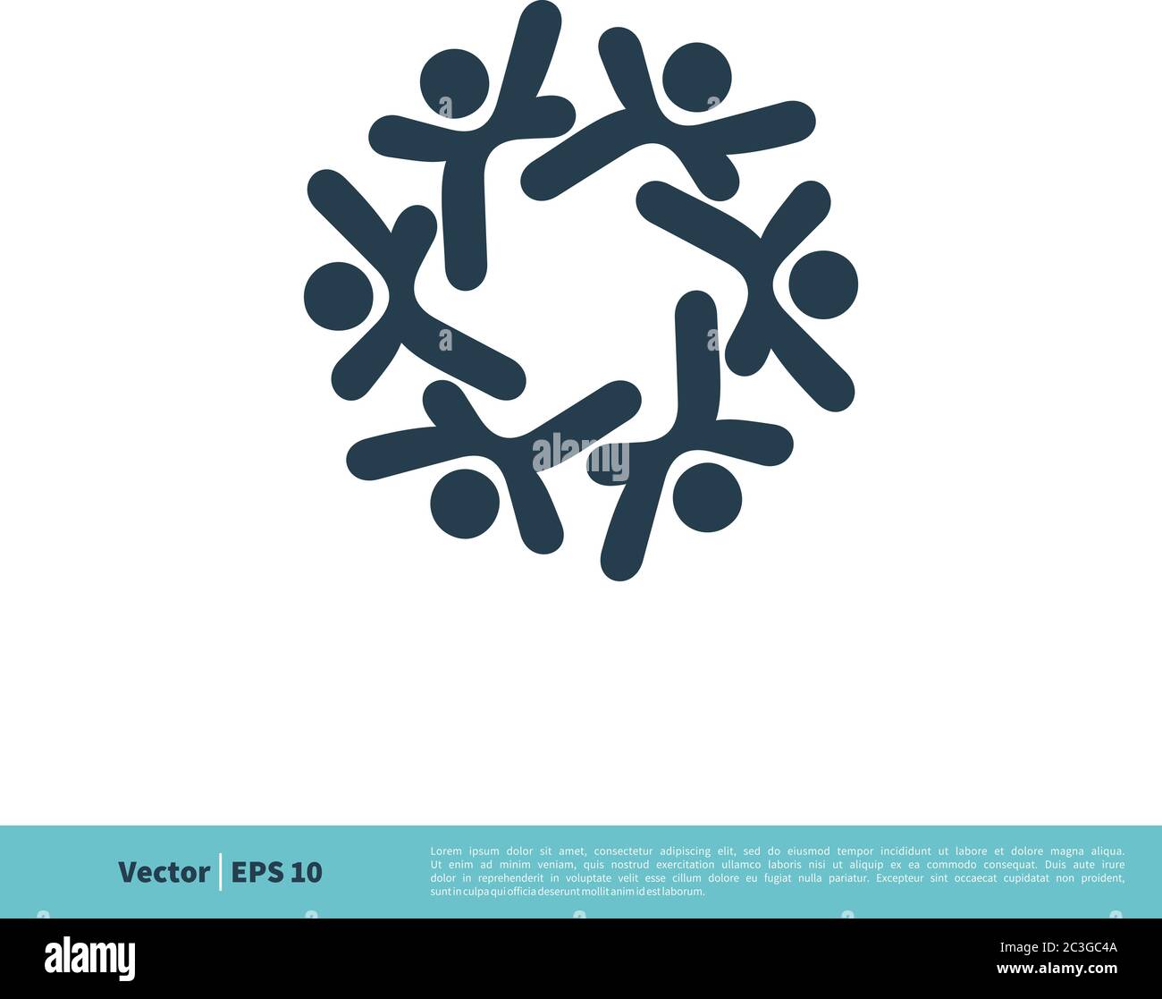 Teamwork Icon Vector Logo Template Illustration Design. Vector EPS 10 ...