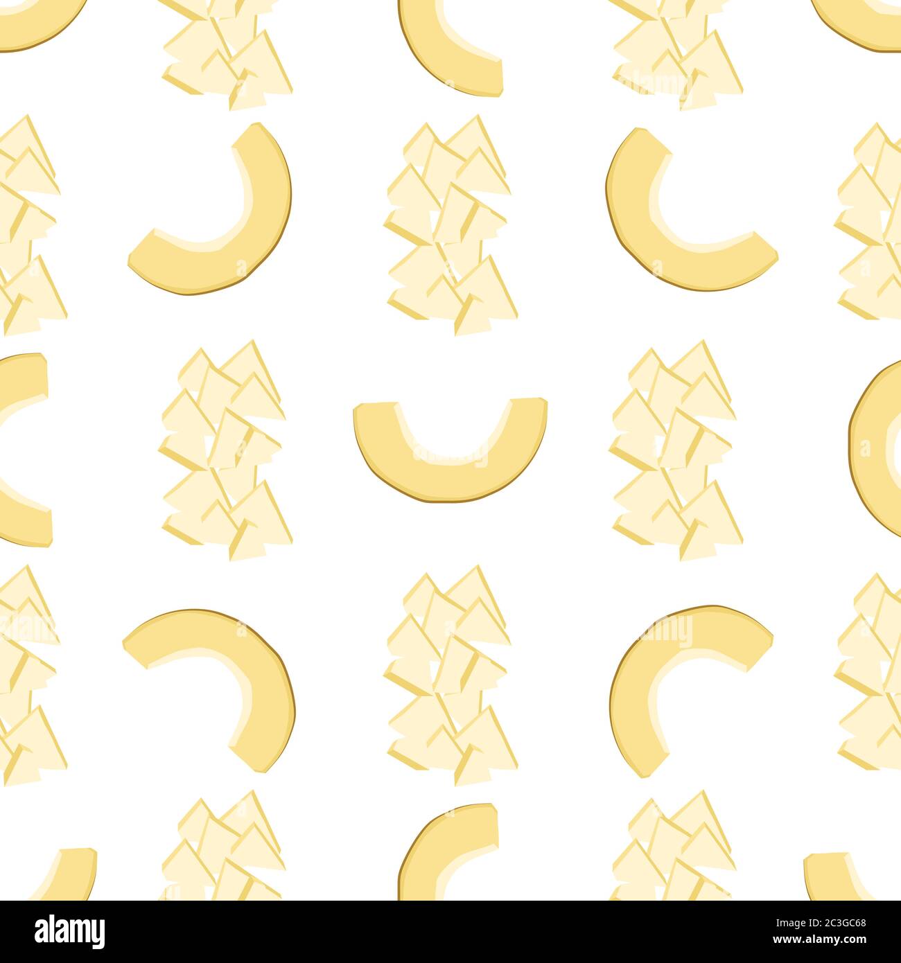 Illustration on theme big colored seamless melon, bright fruit pattern ...