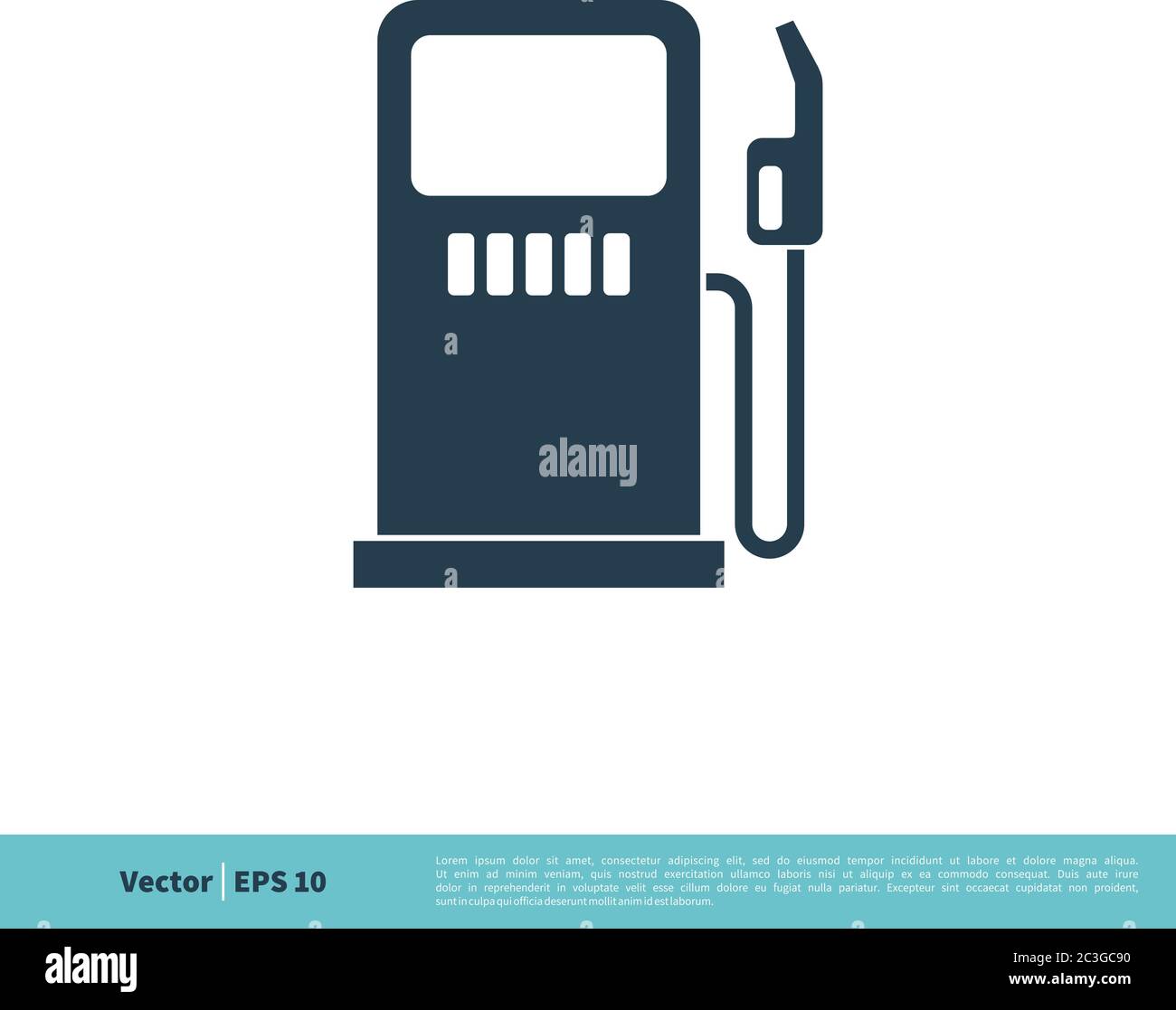Gas Station Icon Logo Template Illustration Design. Vector EPS 10 Stock ...