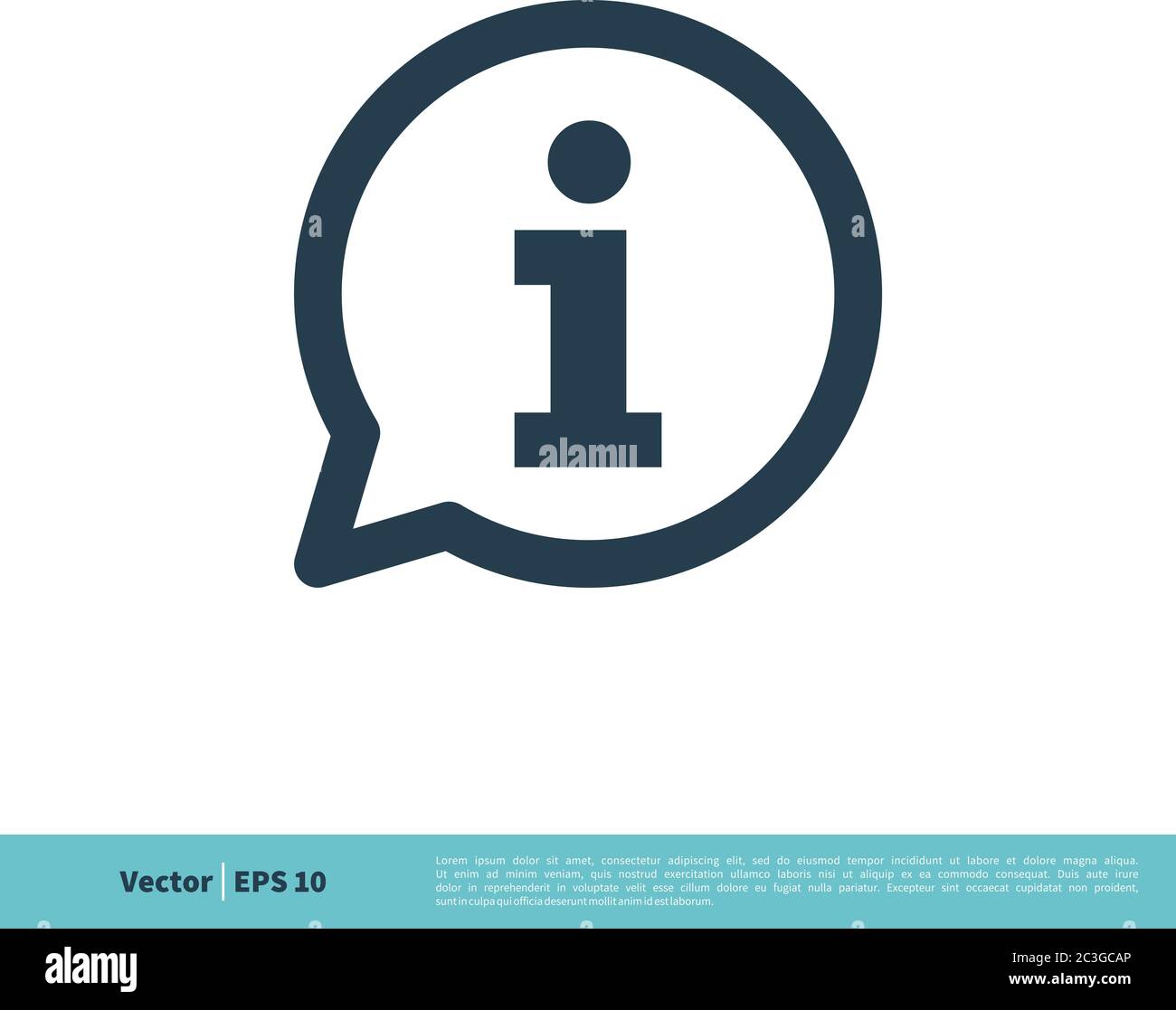 Information Sign Icon Vector Logo Template Illustration Design. Vector ...