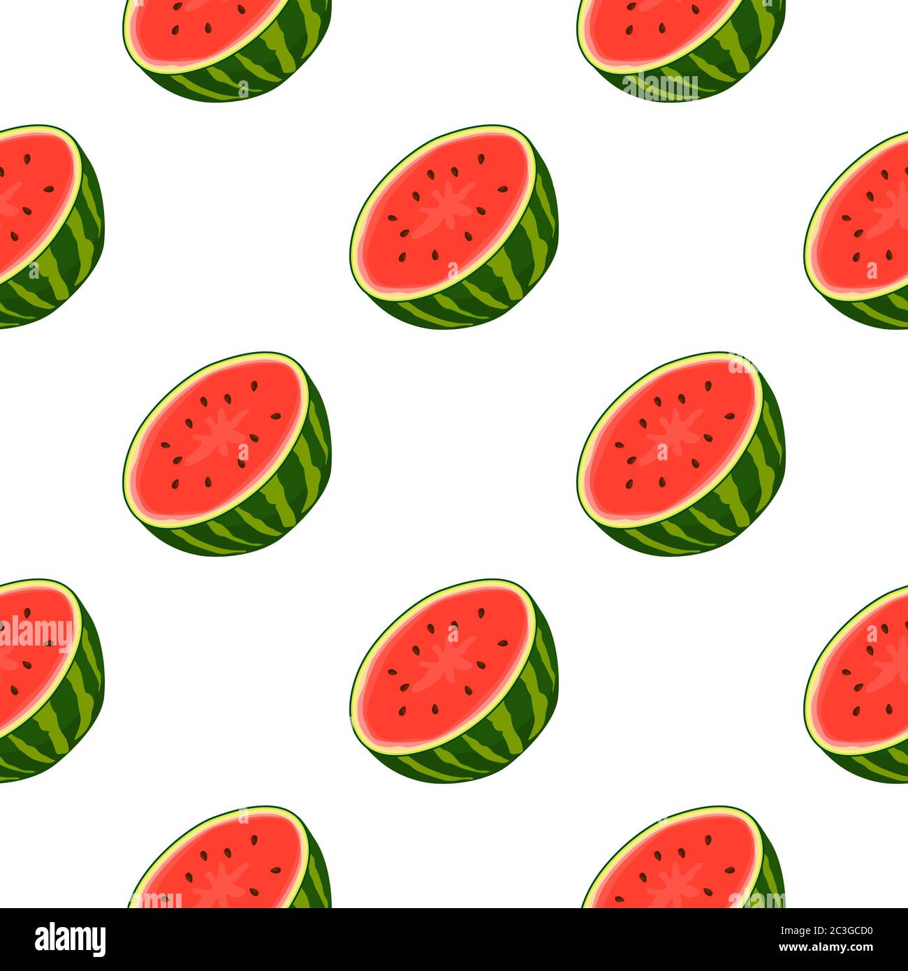 Big watermelon Stock Vector Images - Alamy