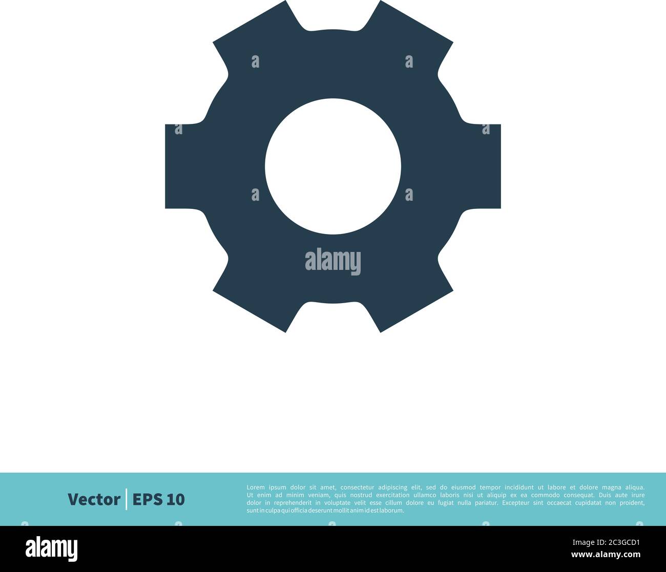 Gear Icon Vector Logo Template Illustration Design. Vector EPS 10 Stock ...