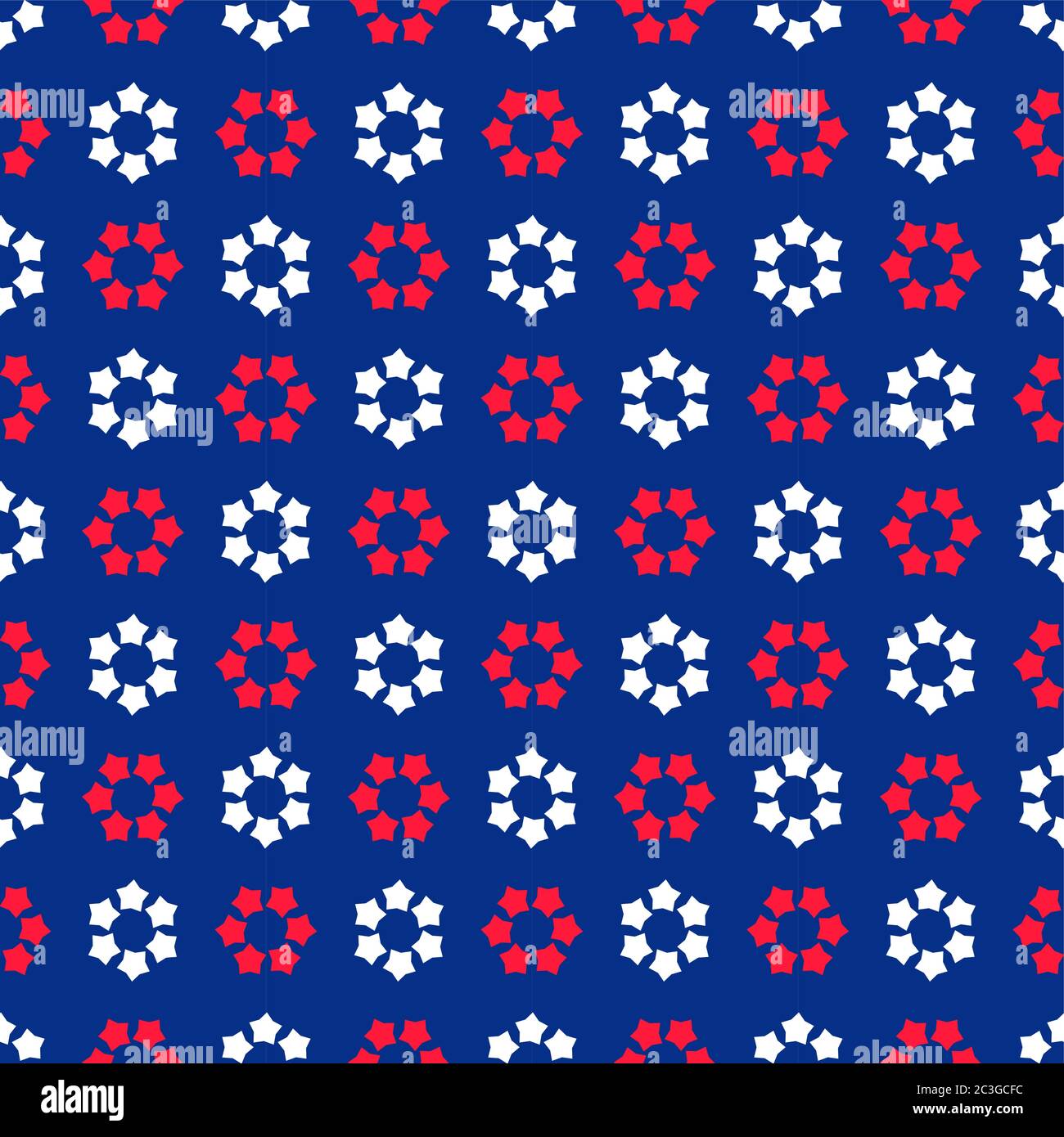 Kids colorful seamless star usa pattern. Cute Baby pattern design Stock ...