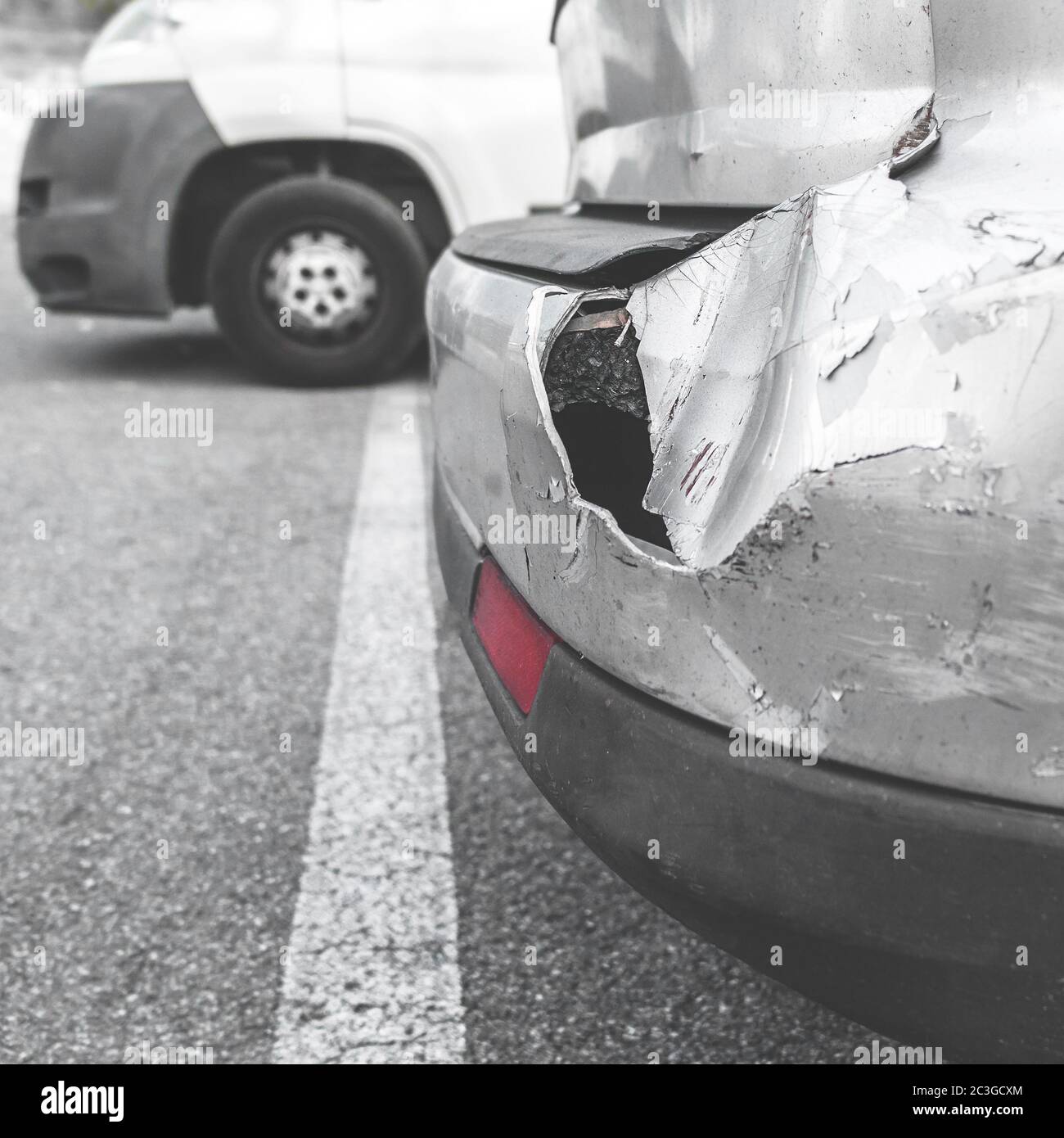 Car and dented rear hi-res stock photography and images - Alamy