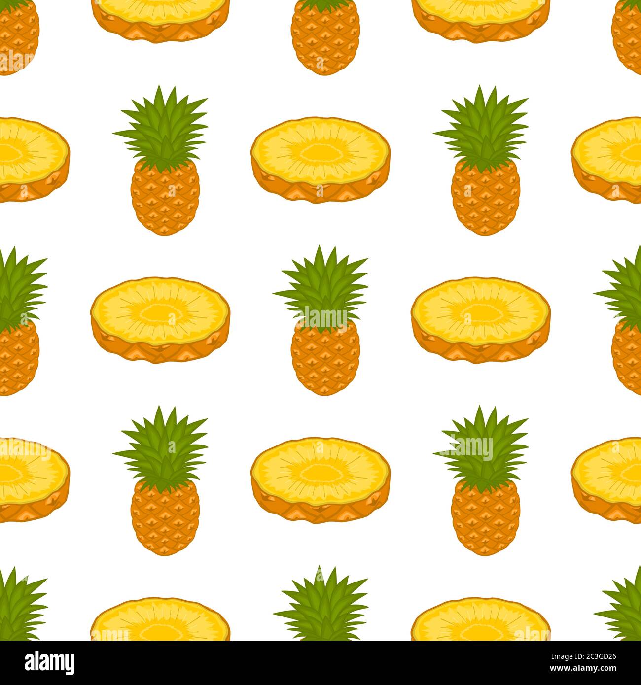 Pineapple skin texture Stock Vector Images - Alamy