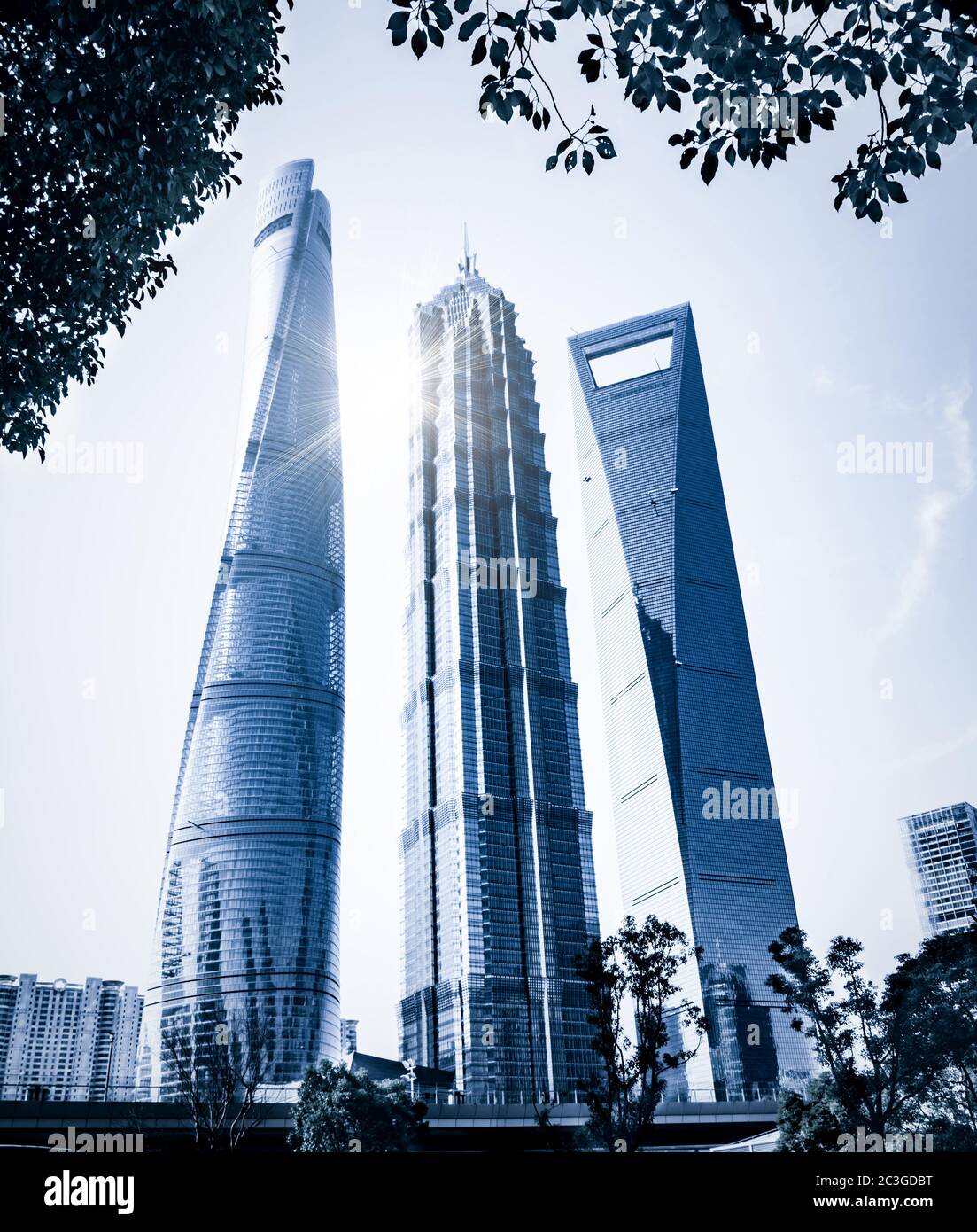 The landmark building of Shanghai Stock Photo - Alamy