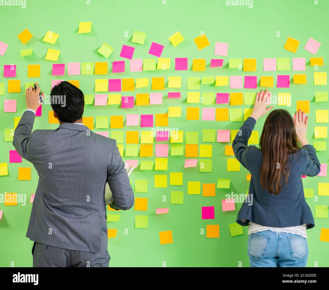 Business colleagues discussing future priorities Stock Photo - Alamy