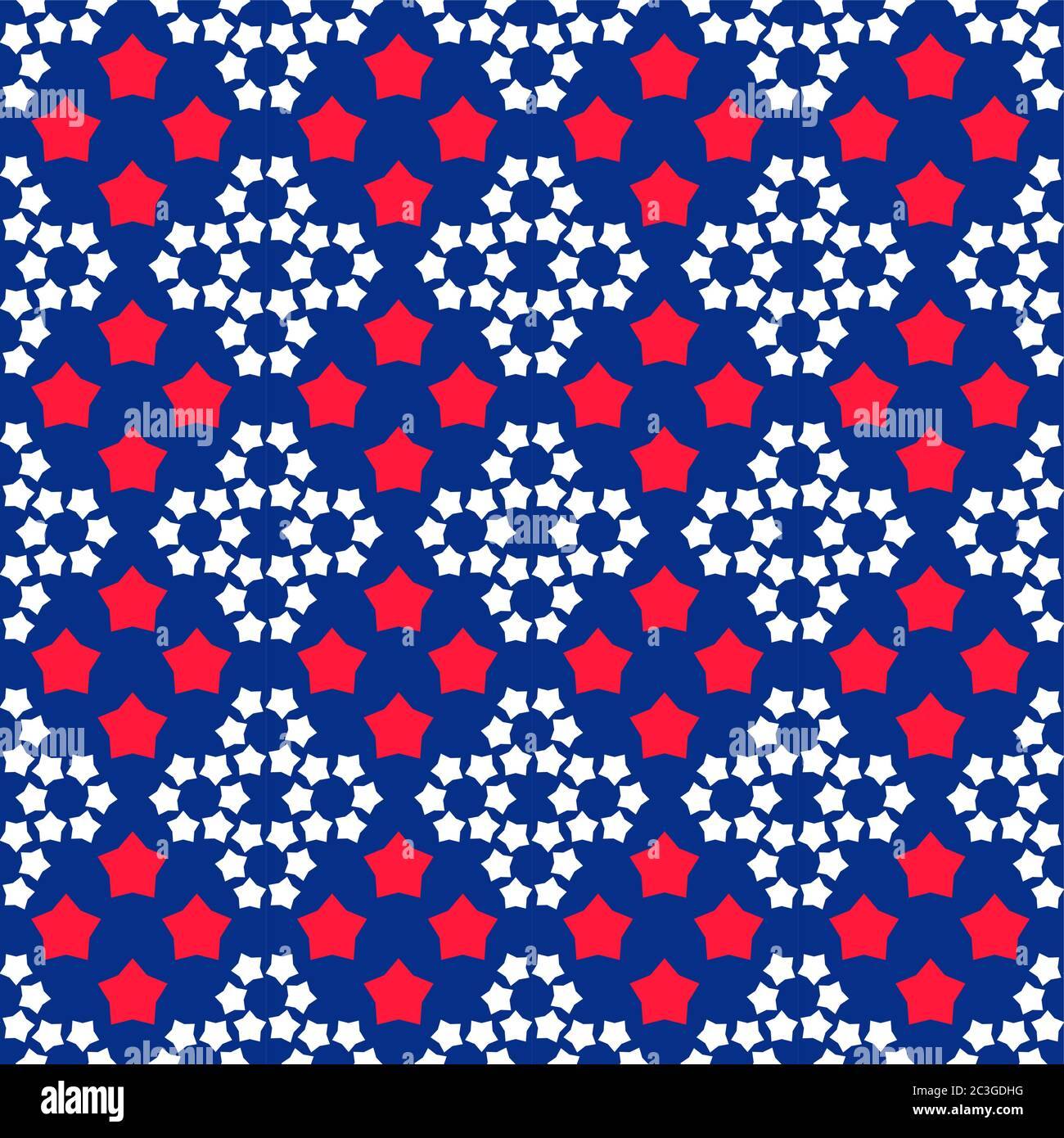 Kids colorful seamless star usa pattern. Cute Baby pattern design Stock ...