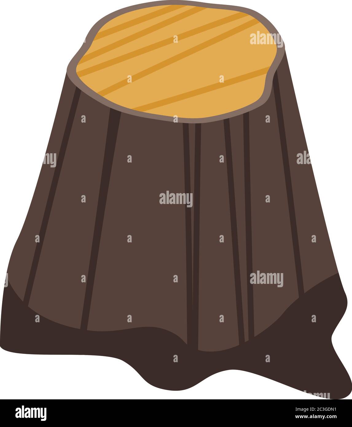 Tree stump dead wood Stock Vector Images - Alamy