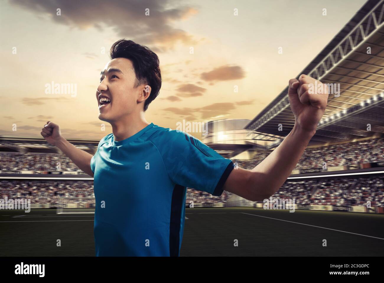 Asian sport player win hi-res stock photography and images - Alamy