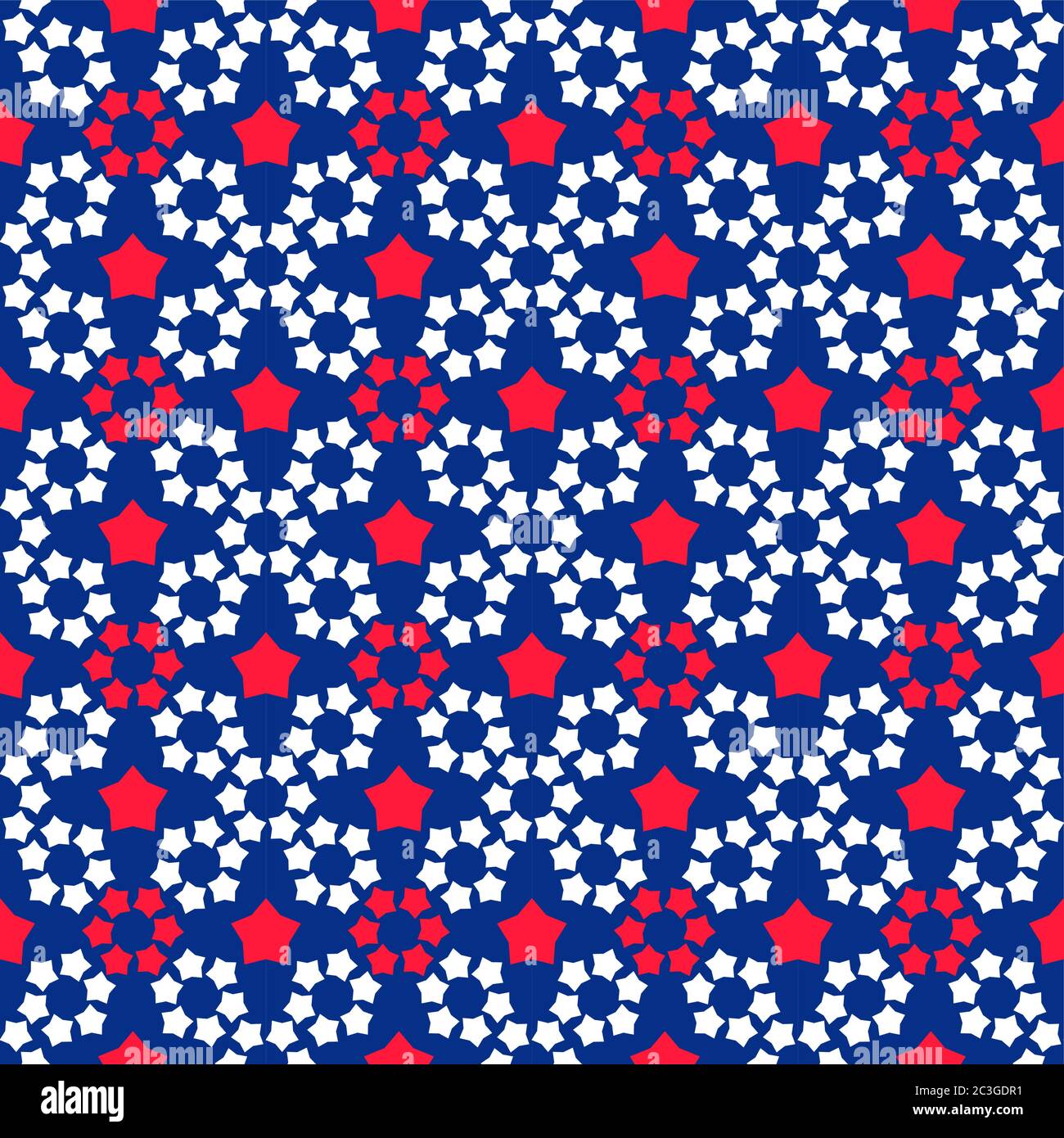Kids colorful seamless star usa pattern. Cute Baby pattern design Stock ...