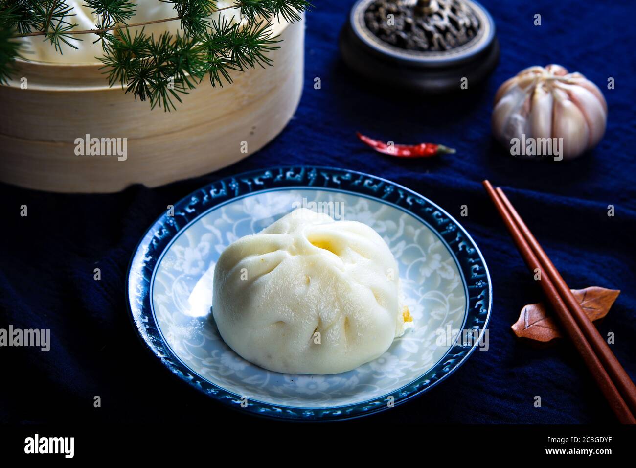 The small steamed bun of good nutrition Stock Photo - Alamy