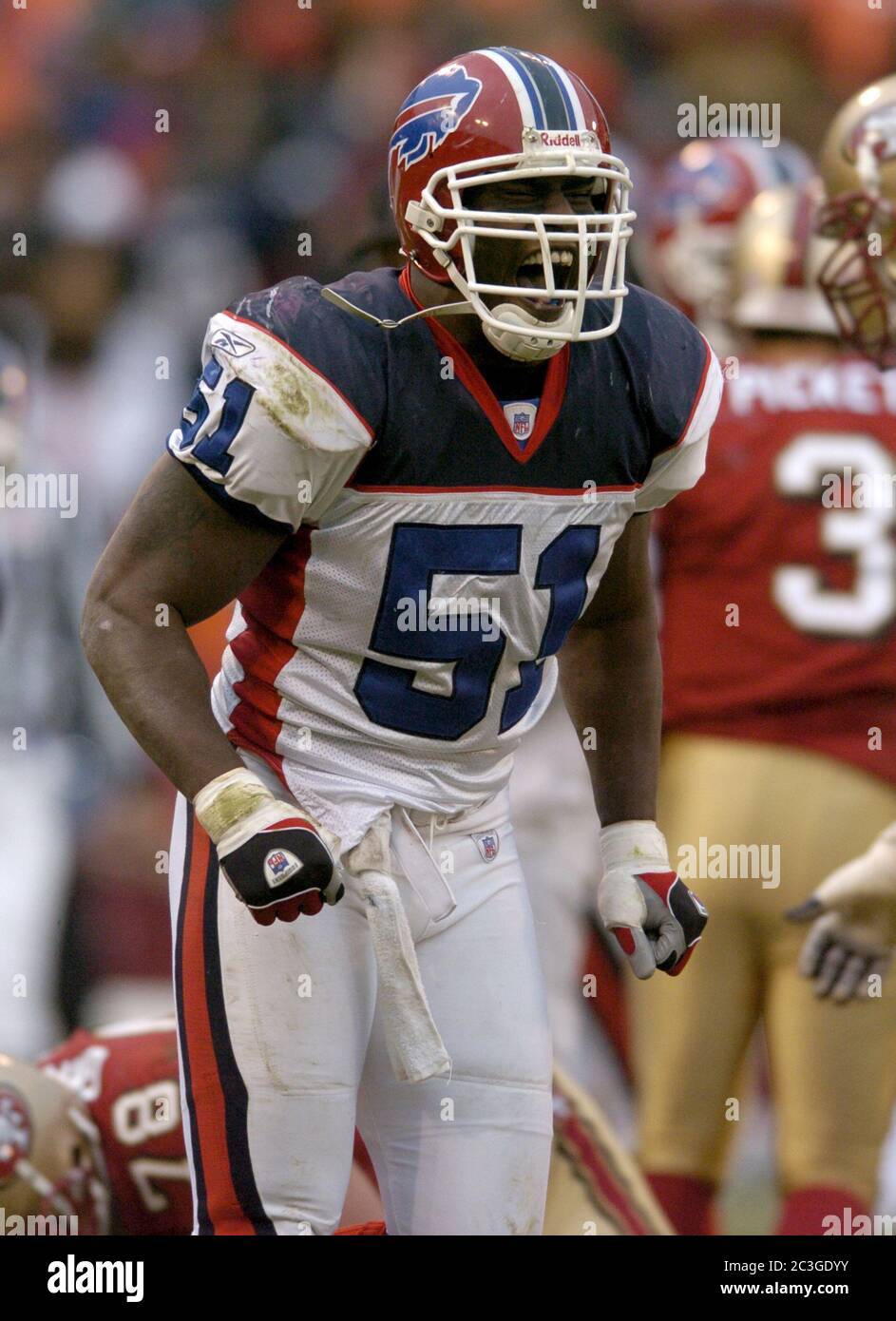 San Francisco, United States. 26th Dec, 2004. Buffalo Bills linebacker ...