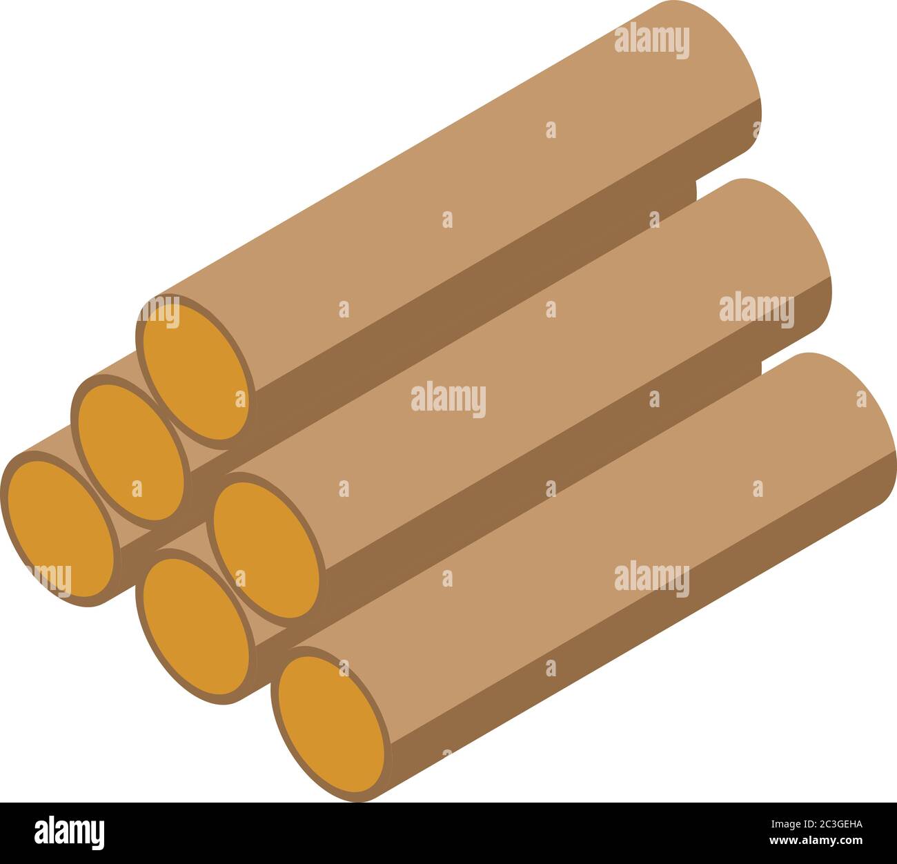 Cutted wood trunk texture Stock Vector Images - Alamy
