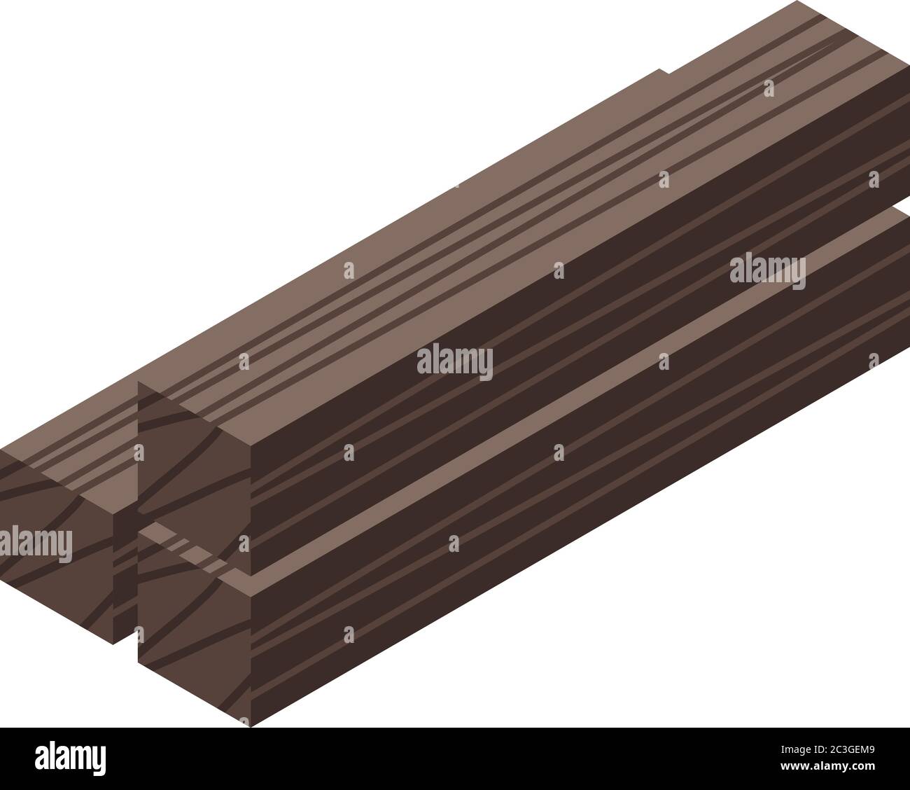 Wood column bars icon, isometric style Stock Vector Image & Art - Alamy