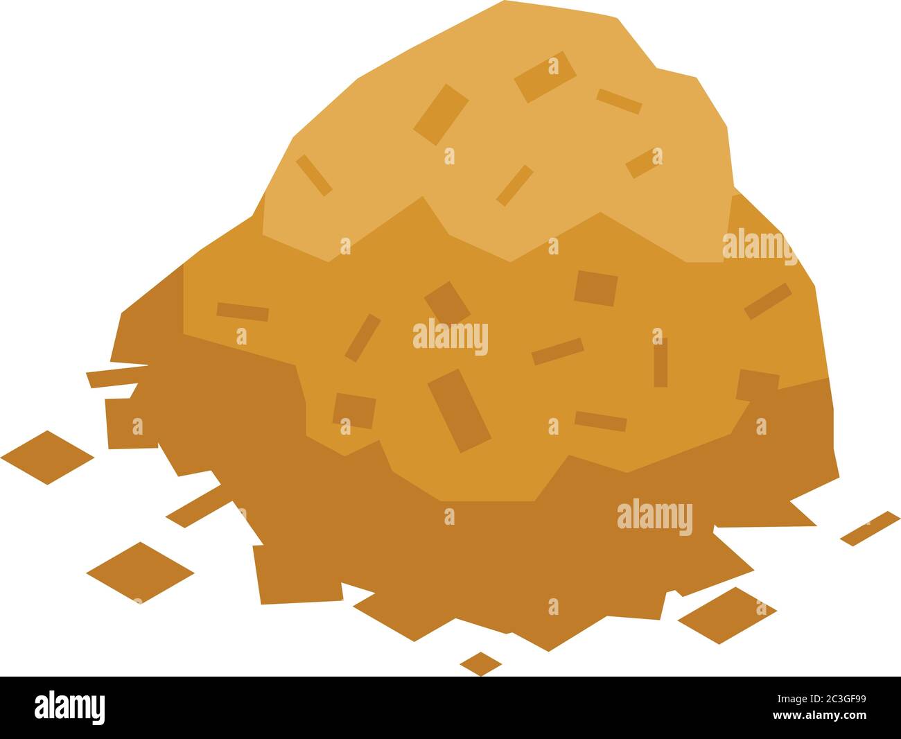 Pieces after tree cut icon, isometric style Stock Vector Image & Art ...