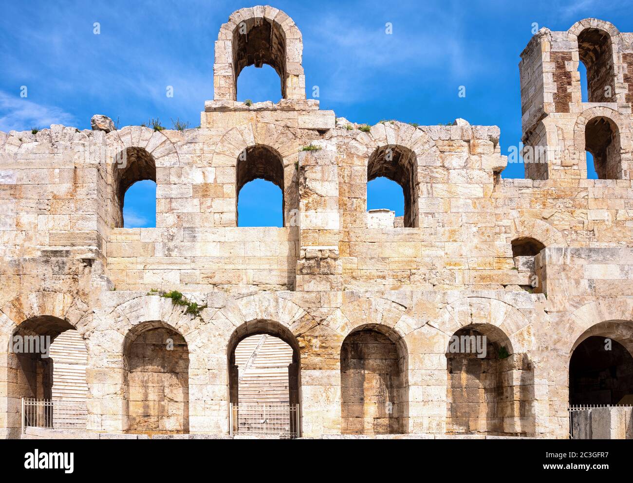 Odeion of herodes atticus hi-res stock photography and images - Alamy
