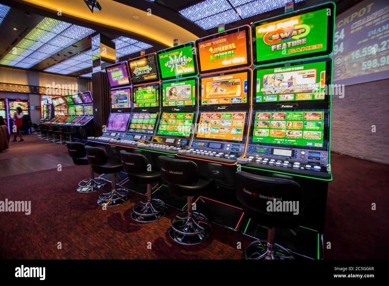 Modern gaming machines hi-res stock photography and images - Alamy