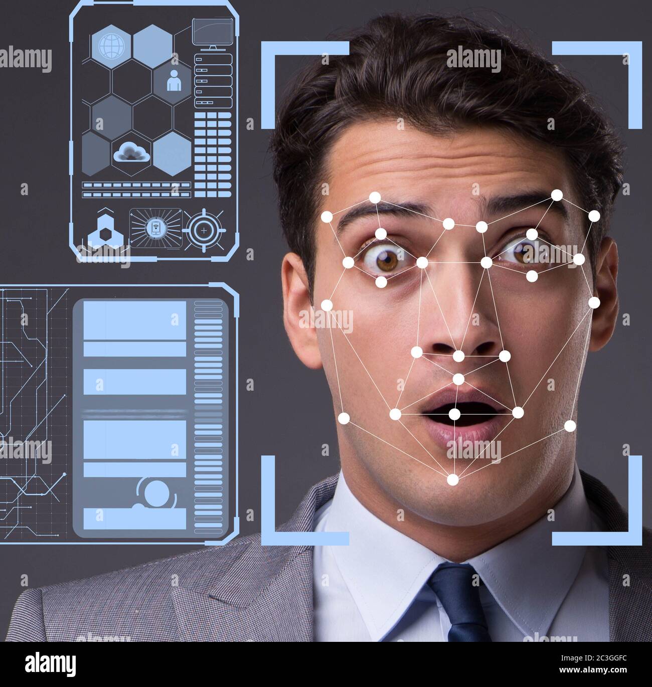 Concept of face recognition software and hardware Stock Photo - Alamy