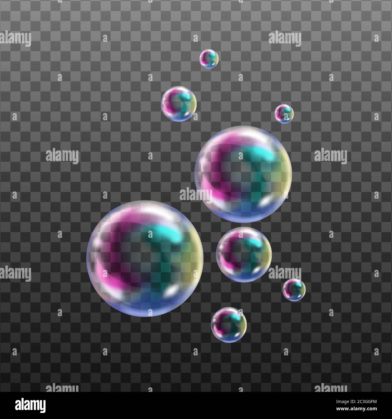 Water transparent gel balls Stock Vector Images - Alamy
