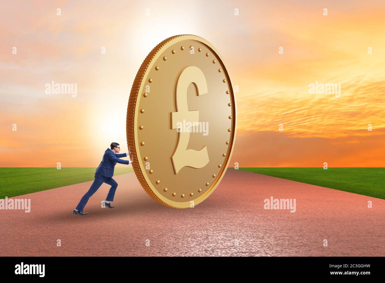 Giant coin uk hi-res stock photography and images - Alamy