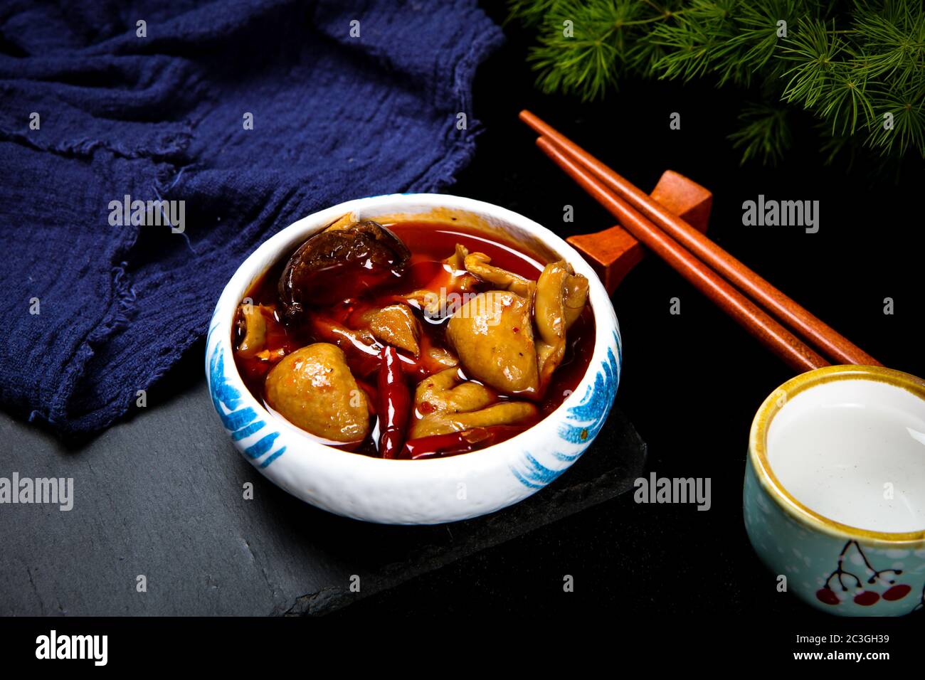 Red oil fatty intestine hi-res stock photography and images - Alamy