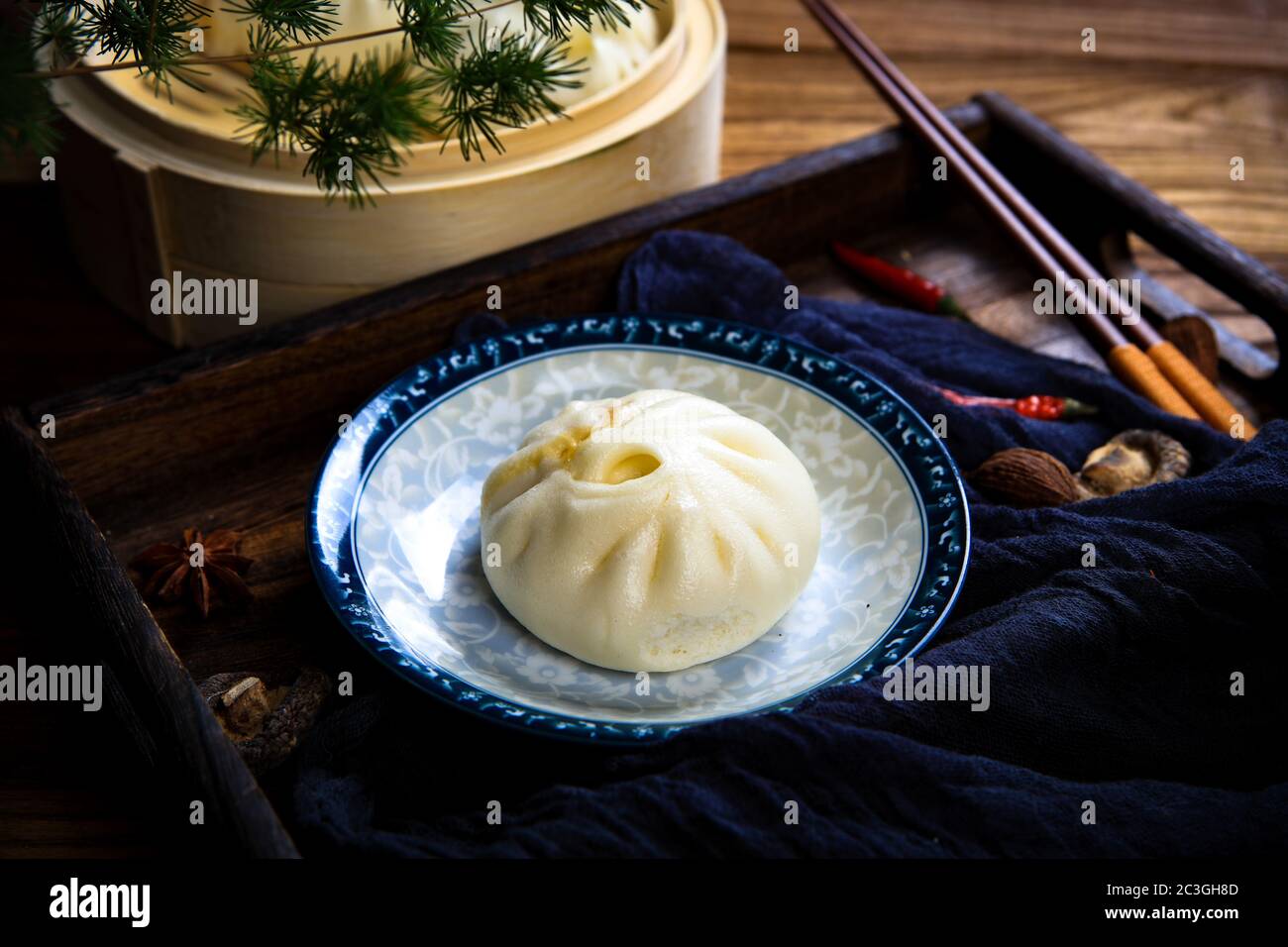 The small steamed bun of good nutrition Stock Photo - Alamy