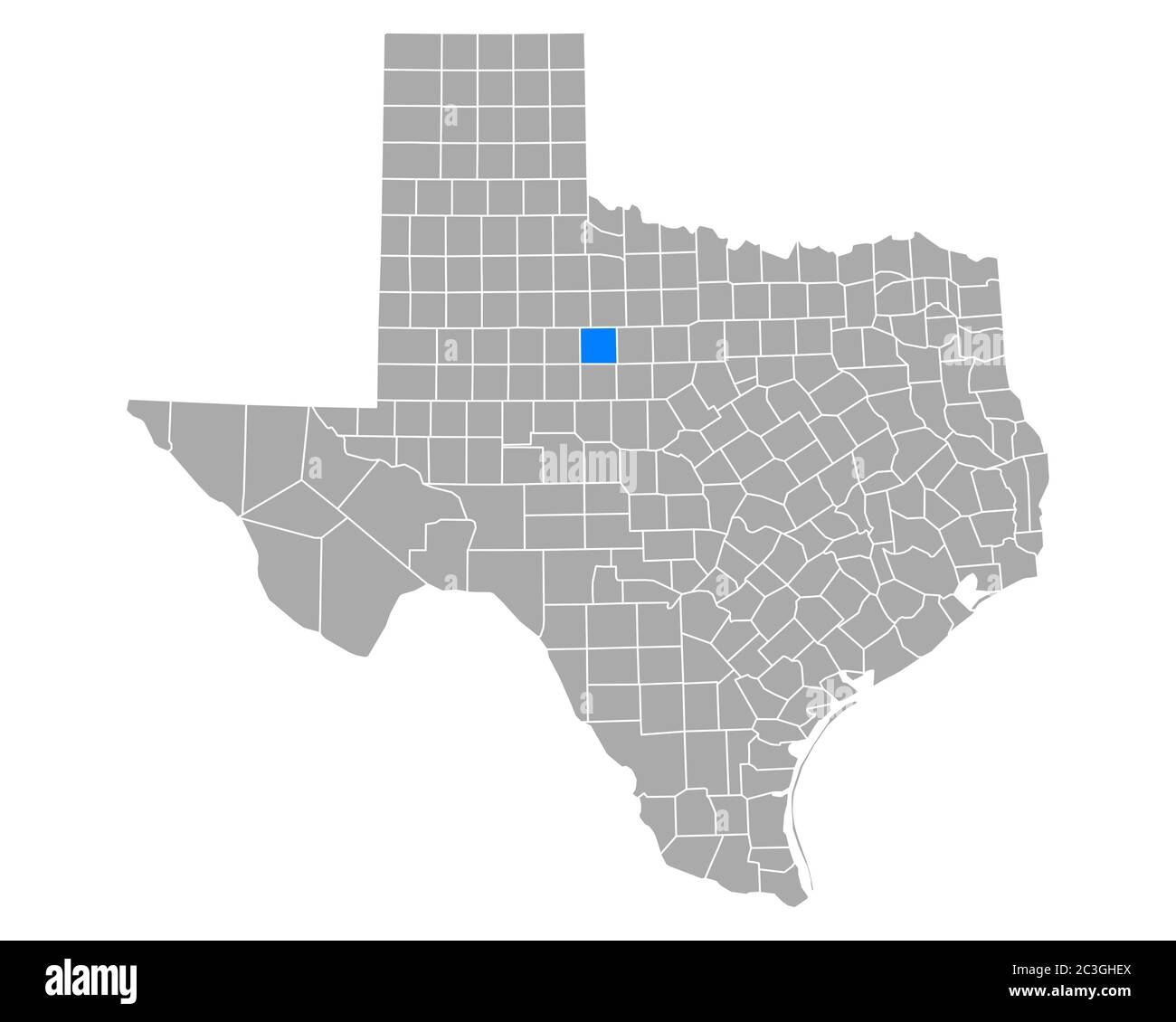 Map of Jones in Texas Stock Photo - Alamy