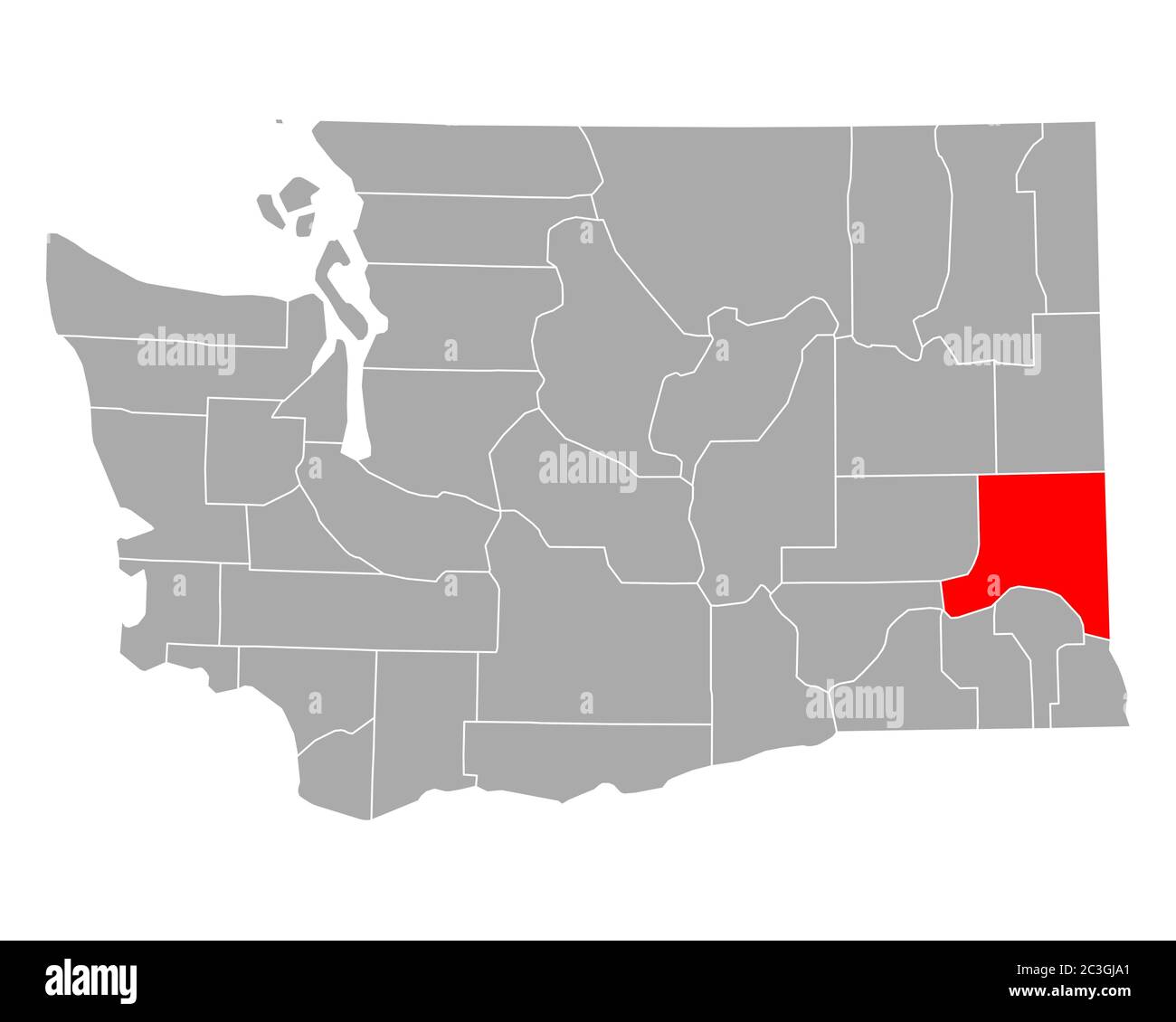 Map of whitman hi-res stock photography and images - Alamy