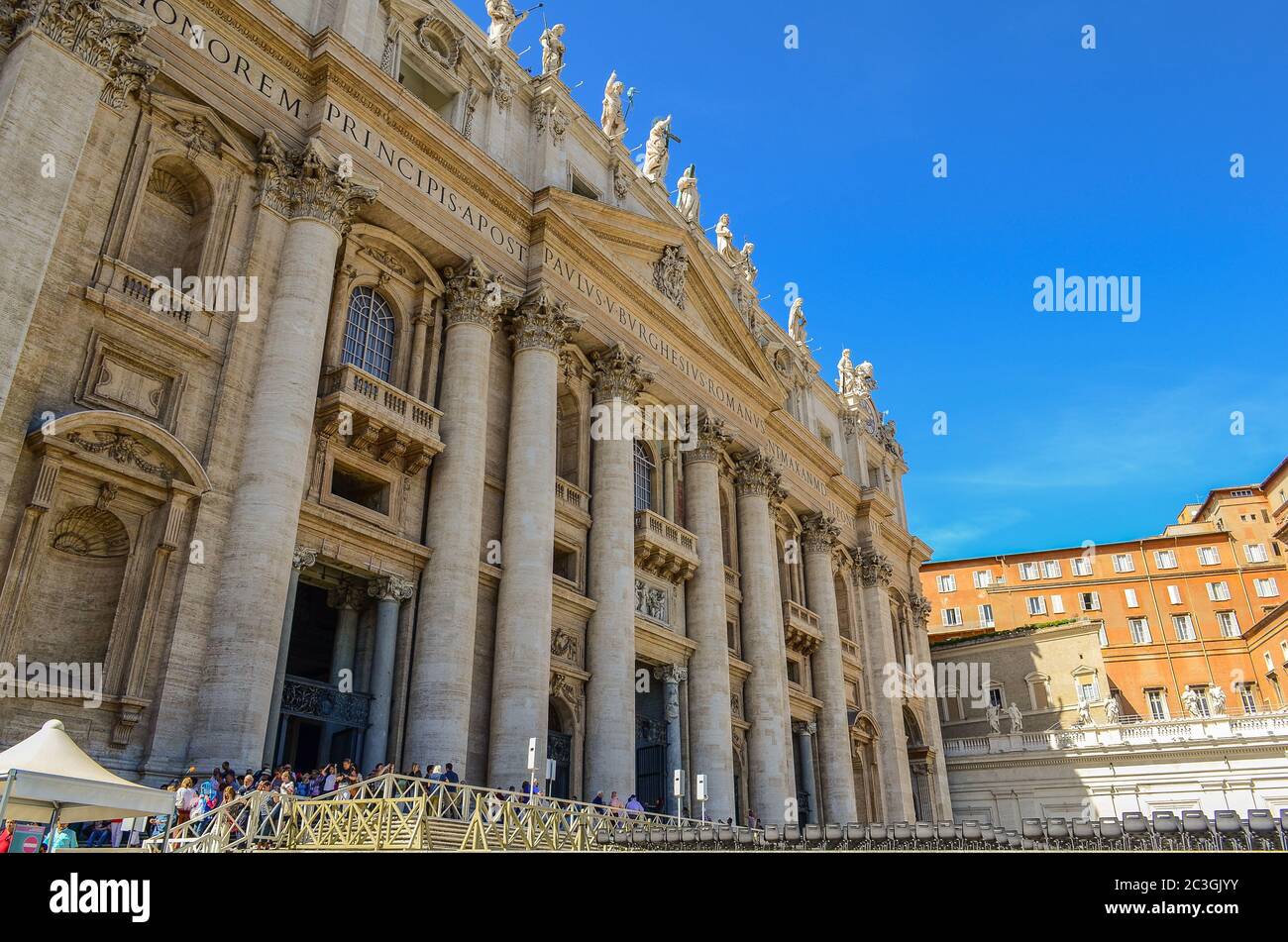 The Papal Basilica of St. Peter in the Vatican is an Italian ...