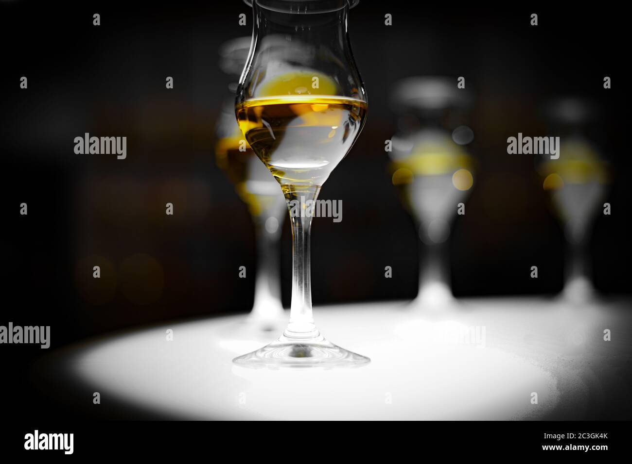 Stylish wine glass image of Stock Photo - Alamy