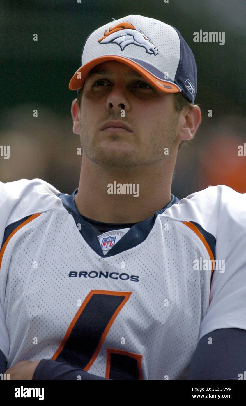Oakland, United States. 17th Oct, 2004. Denver Broncos punter Micah ...