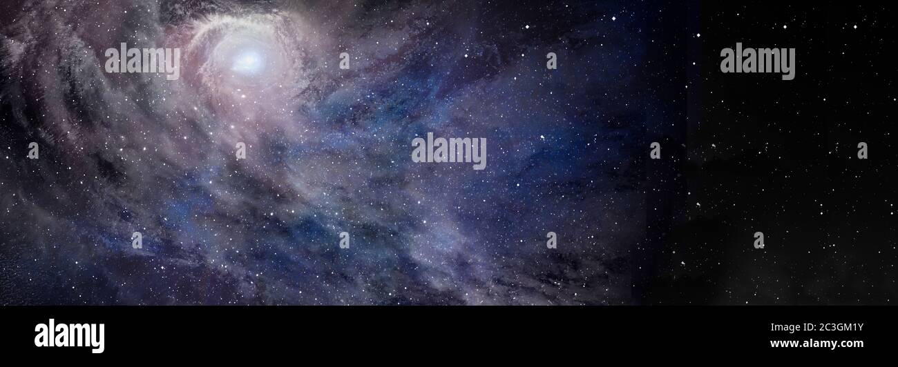 A beautiful lone star Galaxy in outer space Stock Photo - Alamy