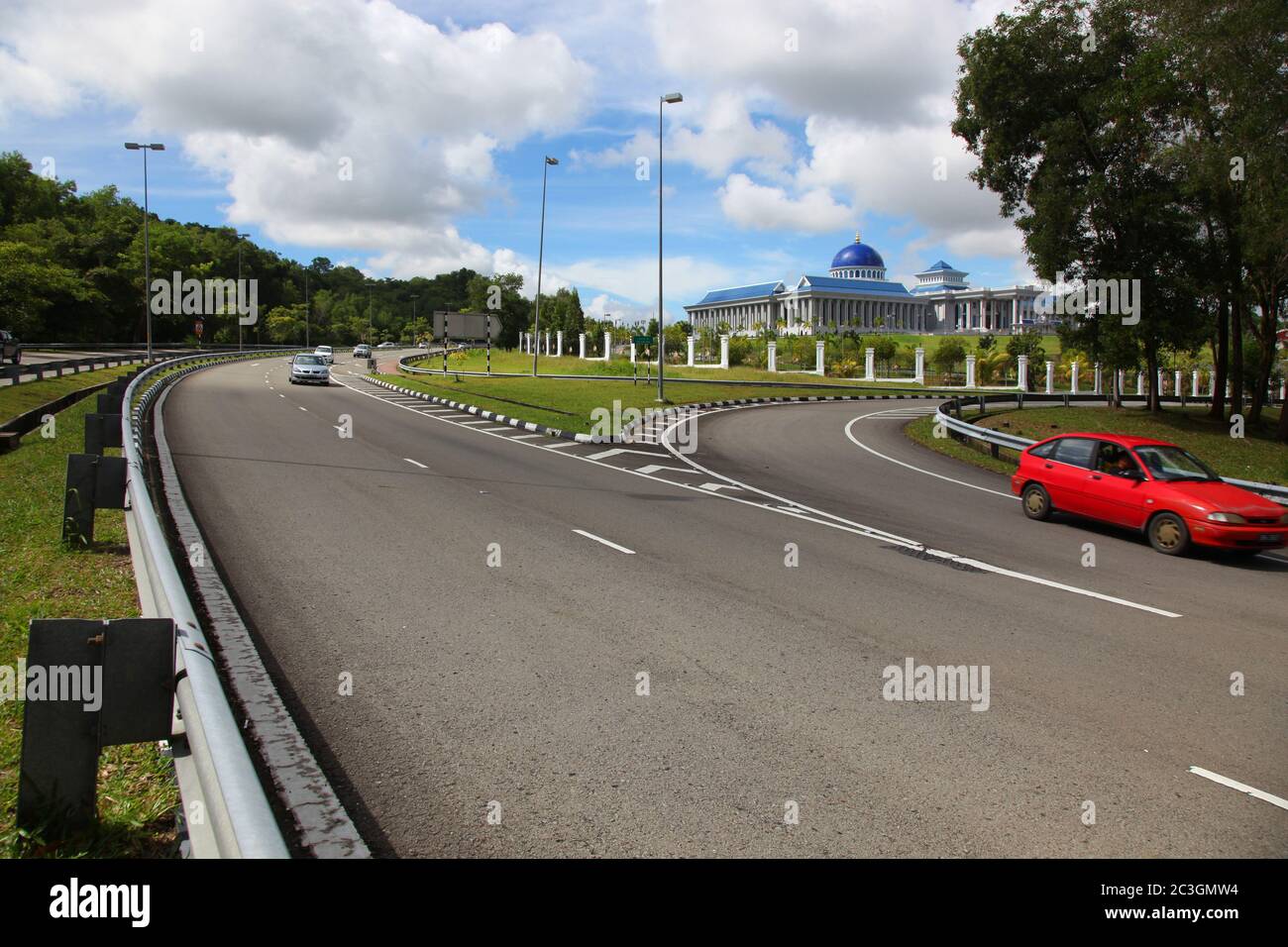 Brunei city road Stock Photo - Alamy