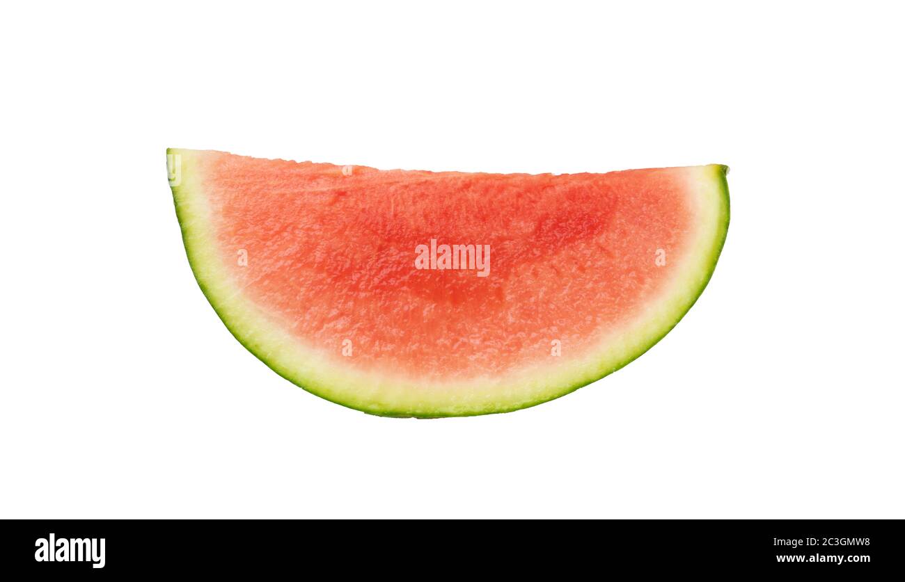 slice of watermelon on the white background Stock Photo - Alamy