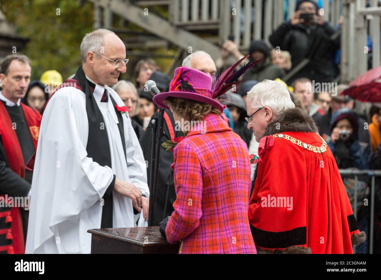 The new Lord Mayor of the City of London, Andrew Parmley, and the Lady ...