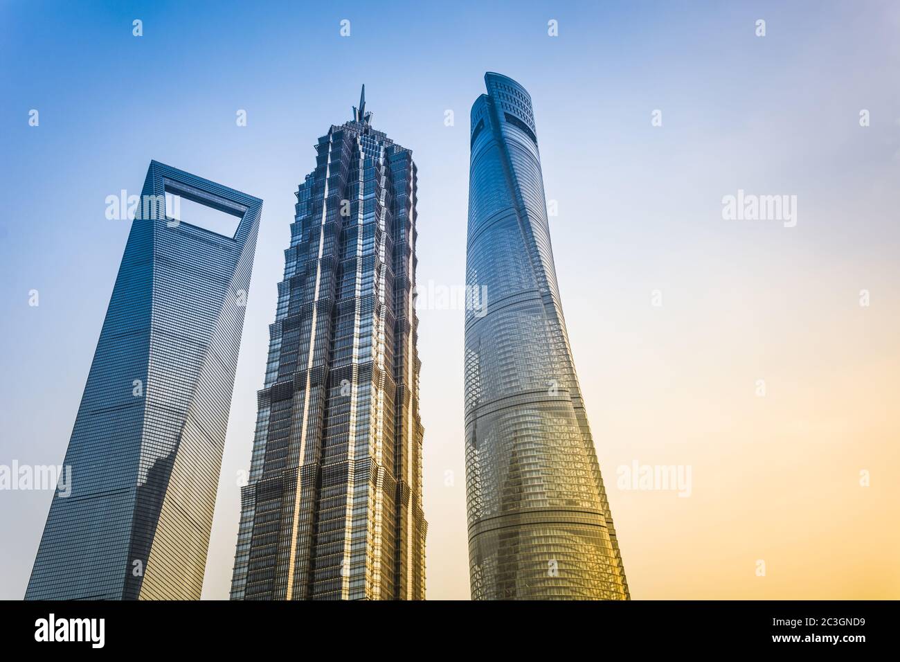 The landmark building of Shanghai Stock Photo - Alamy
