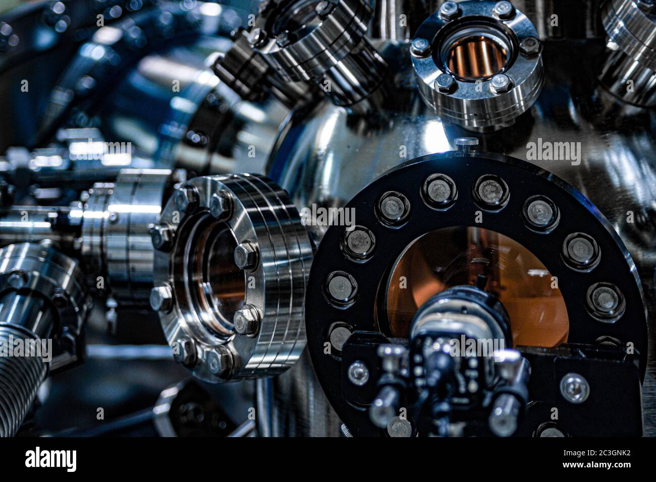 Image of vacuum equipment and laboratory equipment Stock Photo - Alamy