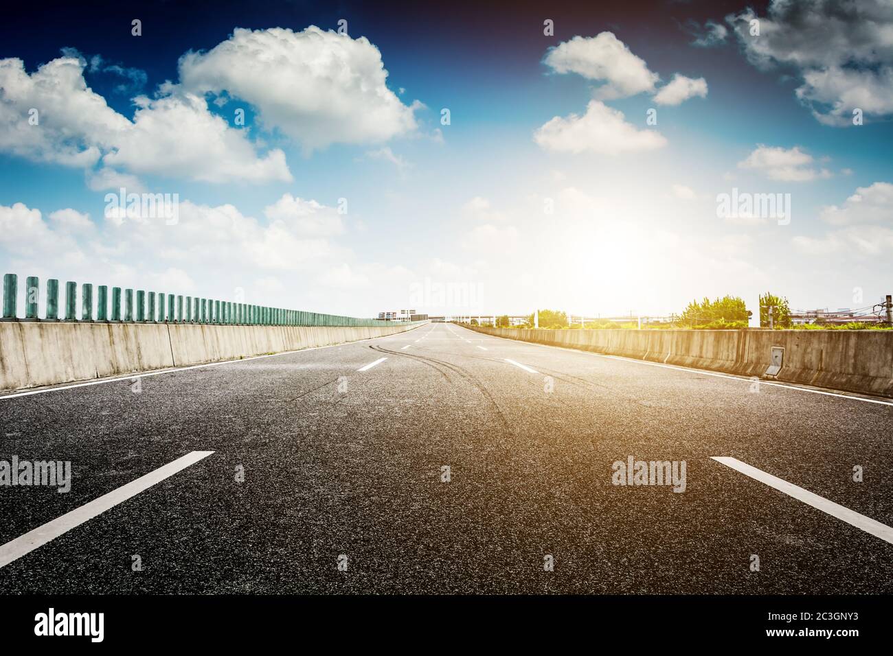 Shanghai city road features Stock Photo - Alamy
