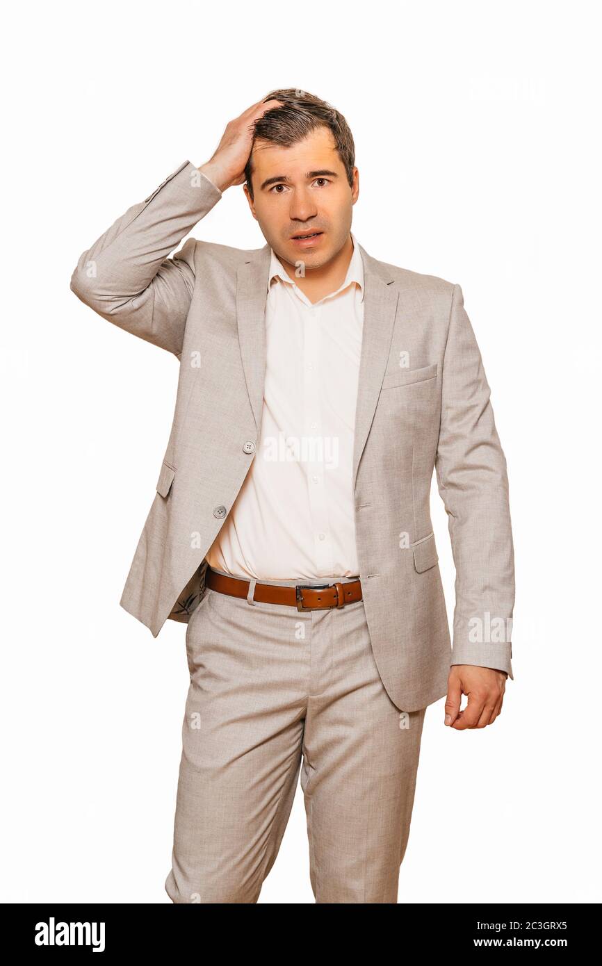 Man falling suit Cut Out Stock Images & Pictures - Alamy