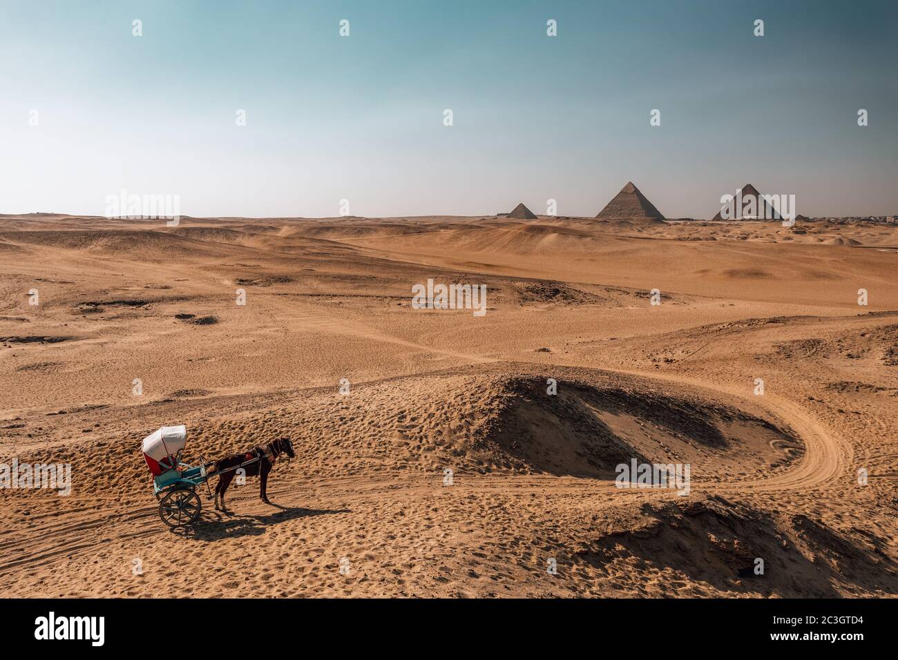 The great Pyramid complex, Giza, Egypt Stock Photo - Alamy