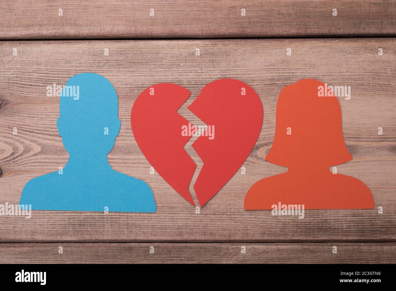 Broken heart figures hi-res stock photography and images - Alamy