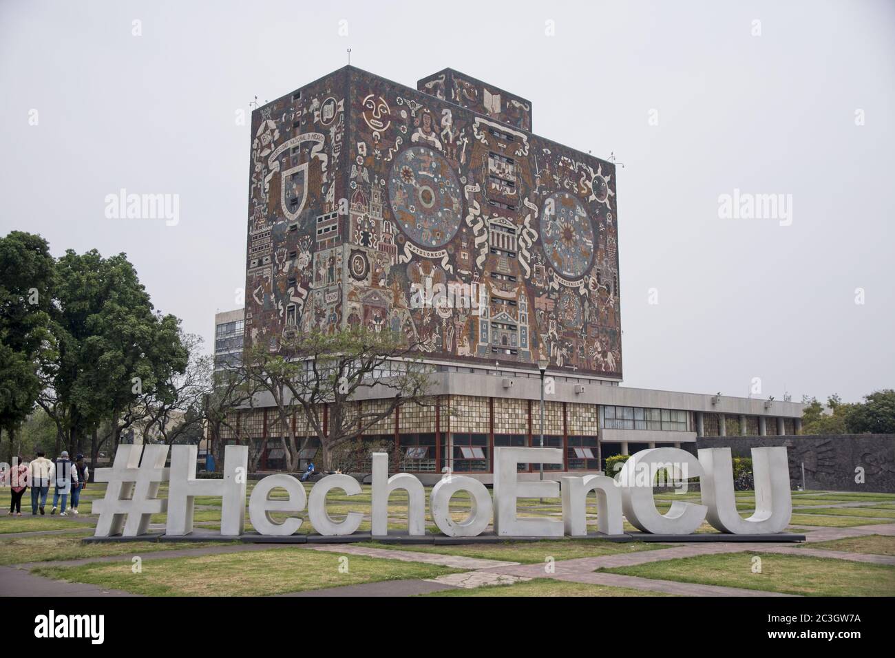 Unam central library hi-res stock photography and images - Alamy