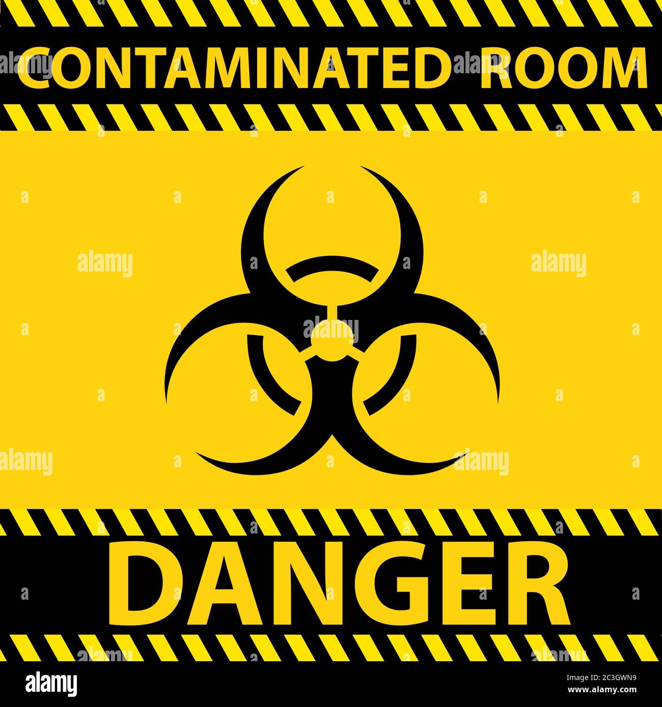 Contaminated Area Sign