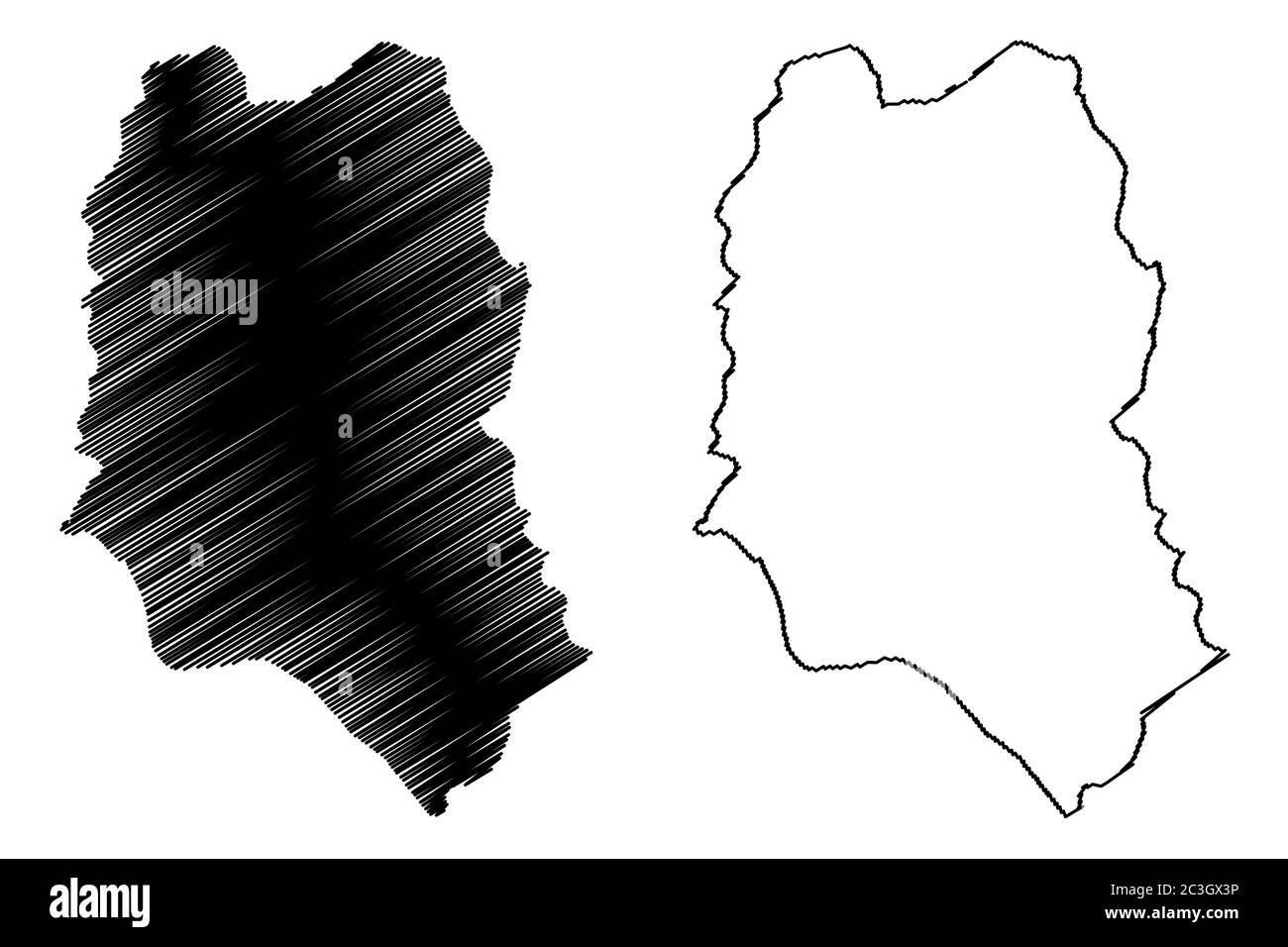 Dhaka City (Peoples Republic of Bangladesh) map vector illustration ...