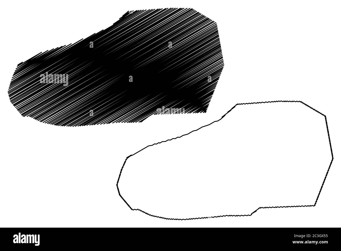 Kandahar City (Islamic Republic of Afghanistan) map vector illustration ...