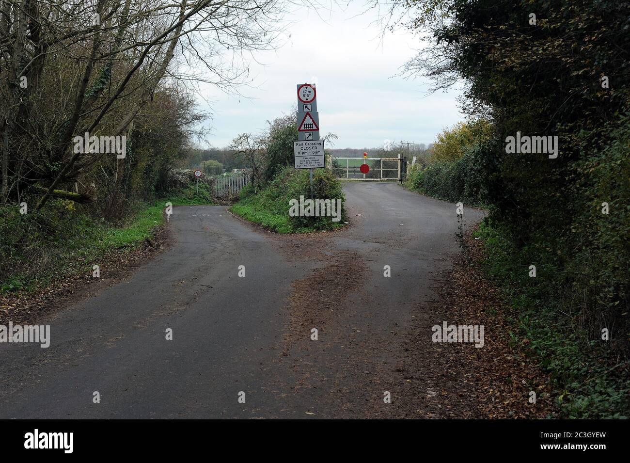 Bishton Crossing viewed from the south Stock Photo - Alamy