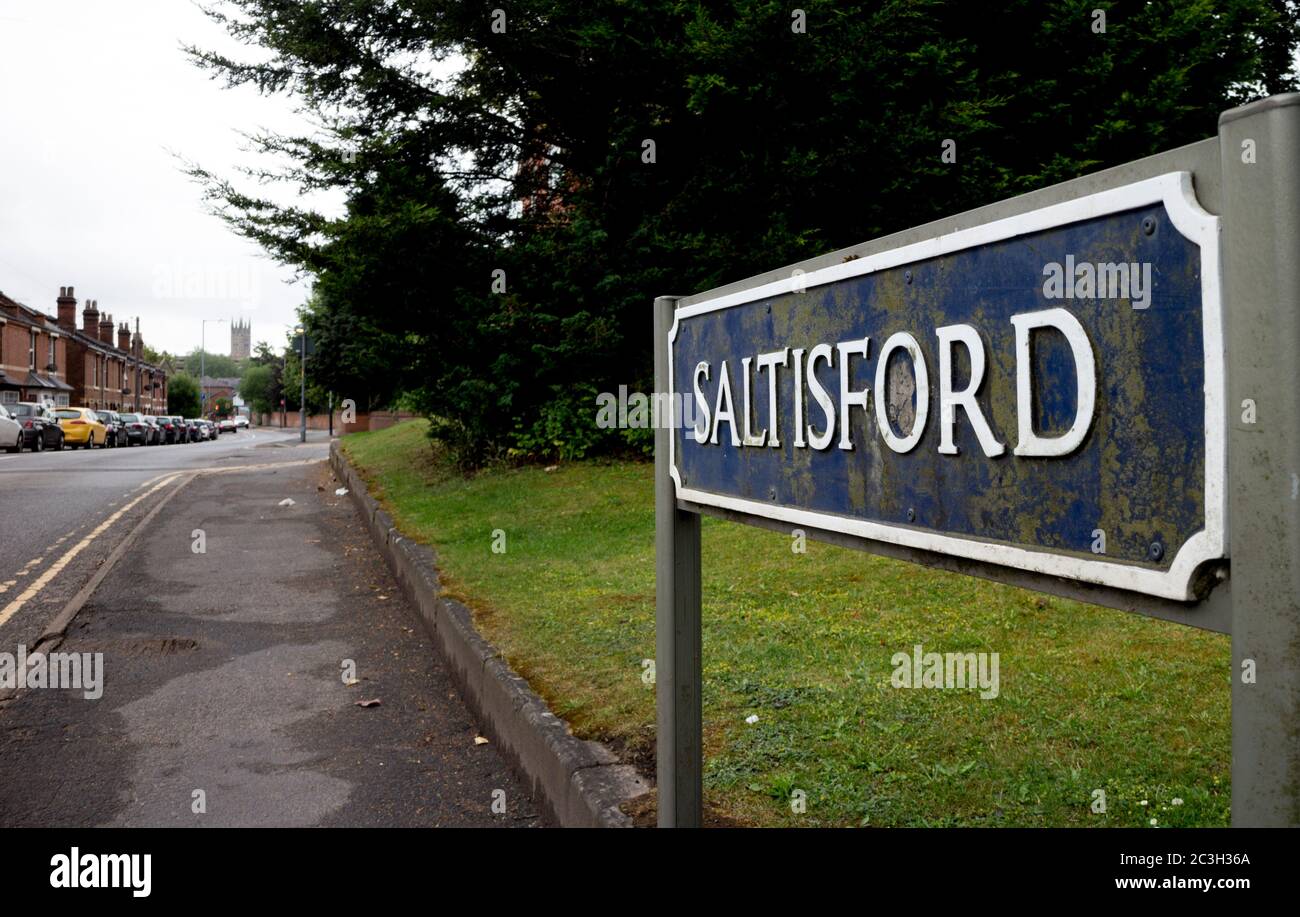 Salt road sign hi-res stock photography and images - Alamy