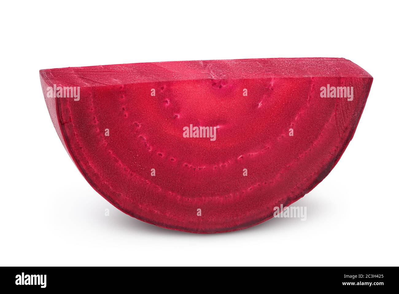 beetroot slice isolated on white background with clipping path and full ...